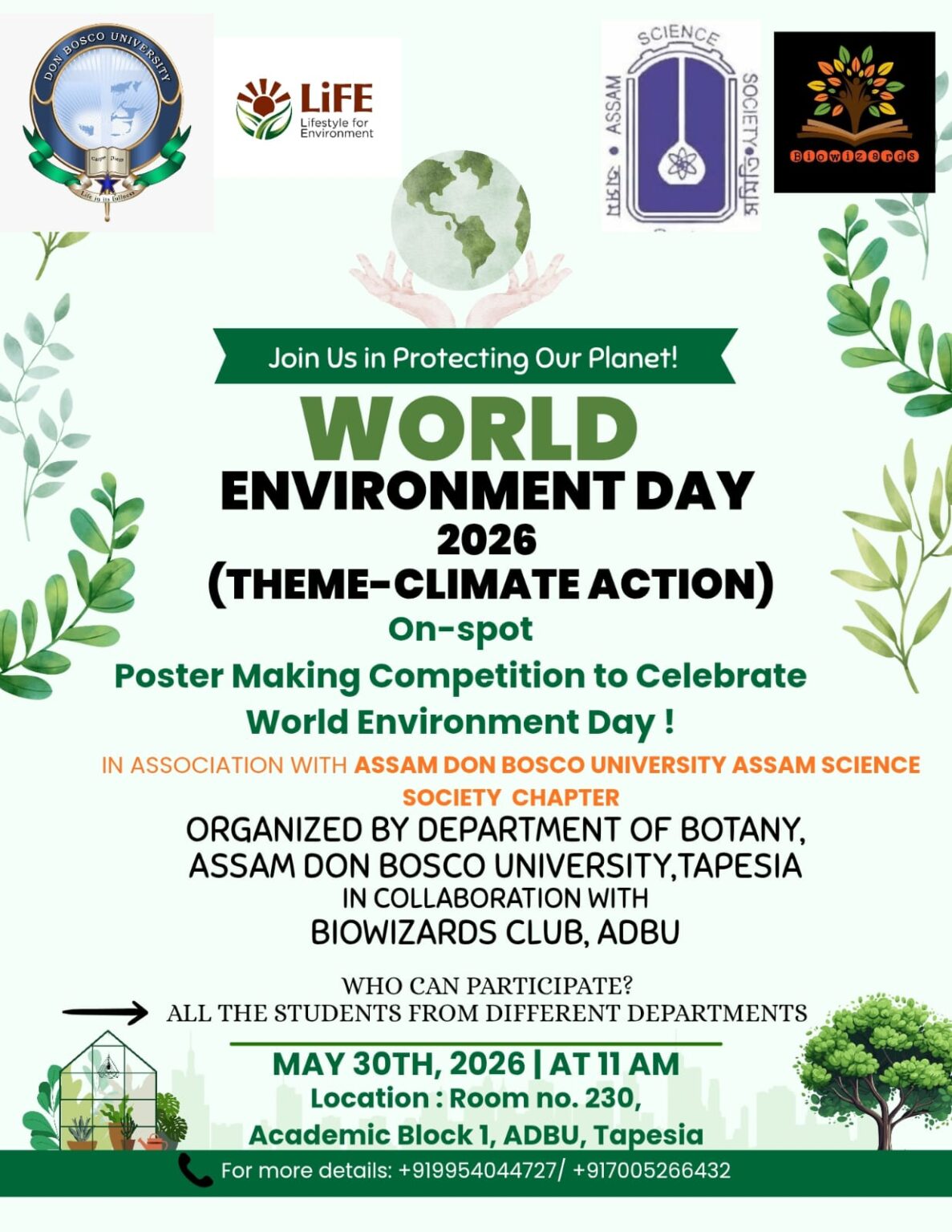 World Environment Day 2026 Celebrated with On-Spot Poster Making ...
